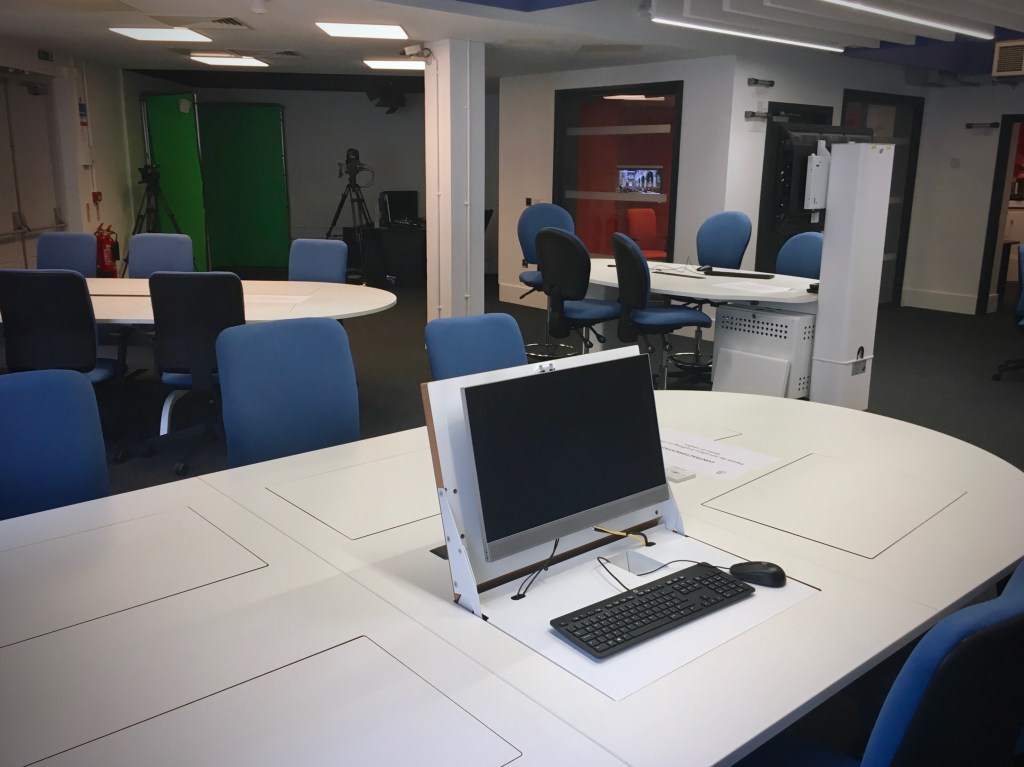 The Newsroom, active learning space for Department of Journalism ...