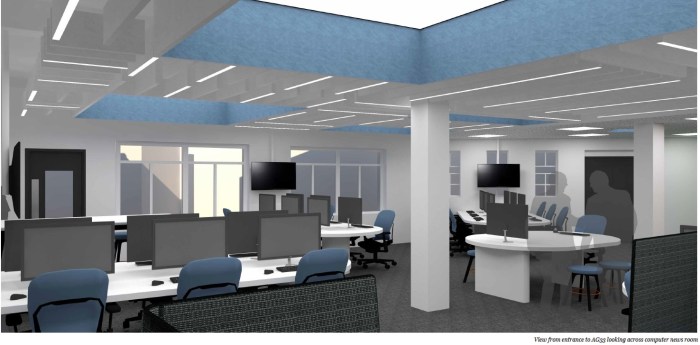 The Newsroom, active learning space for Department of Journalism ...